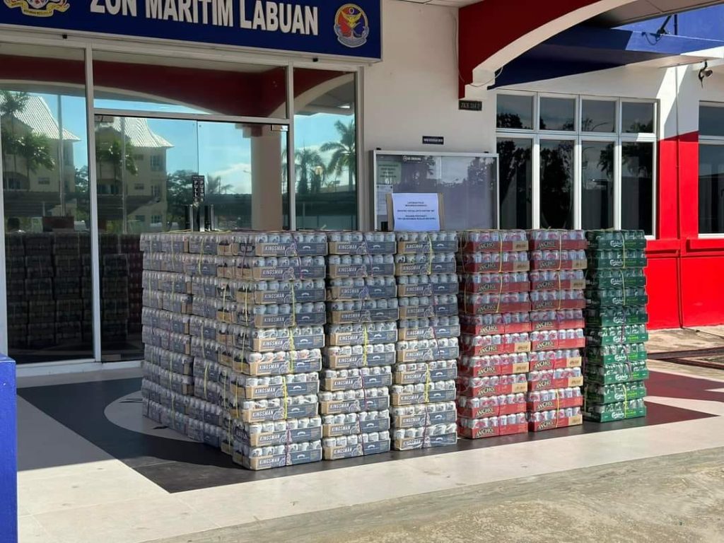 APMM Labuan gagalkan cubaan seludup minuman keras bernilai hampir RM100 ...