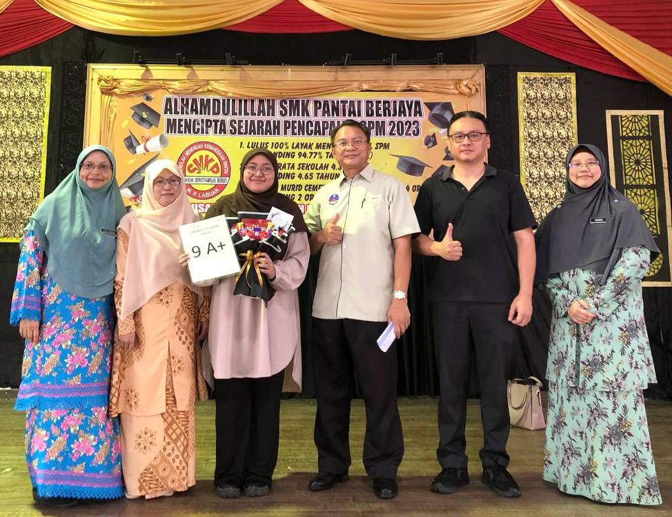 SMK PANTAI Cipta Sejarah Lulus 100% SPM 2023 - Borneo Daily Bulletin